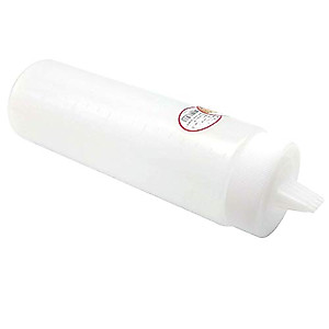 GARASANI 4 Hole Sauce Squeeze Condiment Bottles Dispenser (18oz - 530ml)