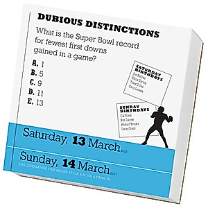 Year of Football Trivia! Page-A-Day Calendar 2021