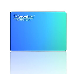 Somnambulist SATA3 2.5inch 60GB 120GB 240GB Solid State Drive SSD (Gradient Blue cyan-120GB)