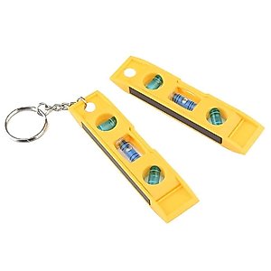 Magnetic Level, Strong Magnetic Gradient Carpentry Tool, High Precision Horizontal Ruler Measuring Tool, 3 Bubble Level with Keychain