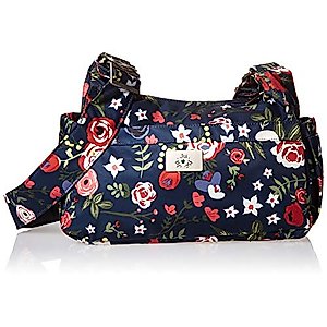 JuJuBe Limited Edition HoBoBe Purse Diaper Bag, Midnight Posy