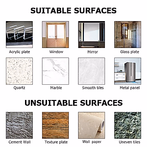 Yizhi Adhesive Wall Hooks Rack Kitchen Rail, Space Saving Utensil Holder No Drilling Wall Mounted Accessory Hanger with 6 Hooks for Kitchen Bathroom Bedroom Pack of 2 (Black)