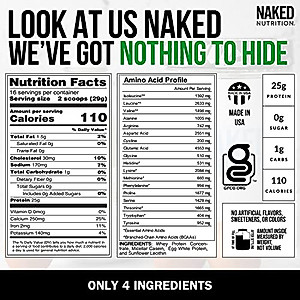 Naked Protein Powder Blend - Egg, Whey and Casein Protein Blend