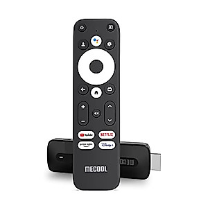 TV Stick Android - MECOOL KD3 Android TV Stick with Google Netflix Certified, Dol-by Audio 4K Streaming Stick with 2GB RAM and 8GB ROM Supported 2.4G/5G WiFi with Remote Control
