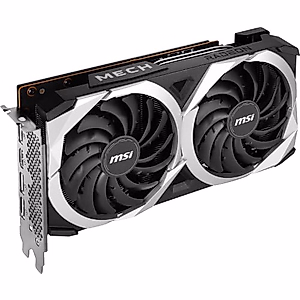 MSI Gaming Radeon RX 7600 128-bit 8GB GDDR6 DP/HDMI Dual Torx 3.0 Fans FreeSync DirectX 12 VR Ready OC Graphics Card (RX 7600 MECH 2X Classic 8G OC)
