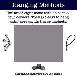 Welcome to the Enchanted Forest, 11.5 x 15.5 Inch Aluminum Sign, Fantasy Wall or Yard Decor for Home, Garden, Kids' Room, Treehouse, Club House, Wood Shed, RV, Camper AL-1216-RK3296