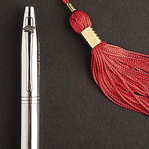 Dayspring Pens Cross Pen | Personalized Graduation Gift Pen - Cross Calais Ballpoint Pen with Grad Emblem on Clip. Engraved/Personalized with name or message in 1 day