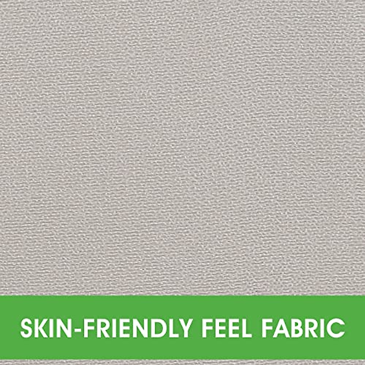 COOLDEX Wingback Recliner Chair with Heat & Massage Feature, Tufted Fabric Accent Chair Sofa for Reading, Living Room and Bedroom (Beige)