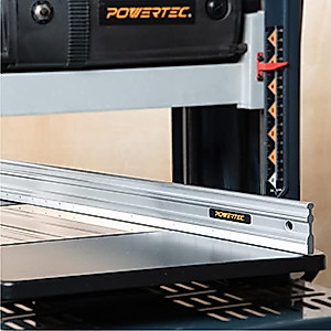 POWERTEC 71503 50" Anodized Aluminum Straight Edge | Metal Straight Edge Machined Flat to Within 0.003” Over Full 50” - Professional Finishing Tools