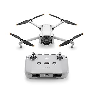 DJI Mini 3 - Lightweight and Foldable Mini Camera Drone with 4K HDR Video, 38-min Flight Time, True Vertical Shooting, and Intelligent Features (Renewed)