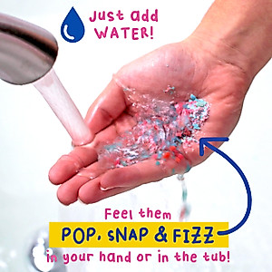 Mr. Bubble Magic [Bath] Crackles - [Fun] to add to Bubble [Bath] to Make [Bath] Time Exciting for Kids with Colorful Pops and Fizzy Snap (12 Packets, 1 oz Each)