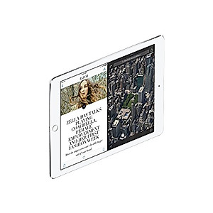 iPad Pro 9.7-inch (32GB, Wi-Fi + Cellular, Silver) 2016 Model (Renewed)