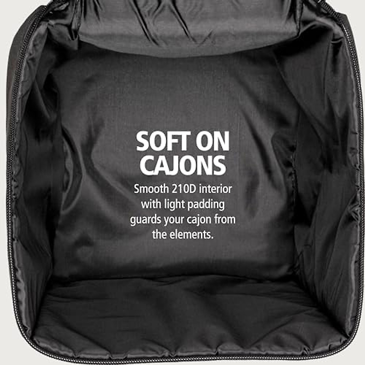 Meinl Percussion Cajon Box Drum Backpack Bag — Standard Size — Heavy-Duty Fabric and Adjustable Shoulder Straps (MSTCJB-BP)