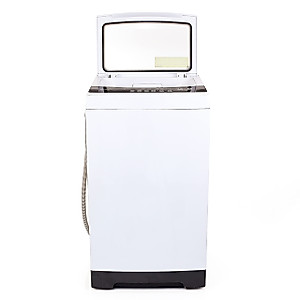 Avanti STW16D0W Portable Washing Machine 1.7 Cu. Ft. Capacity, Top Loading with Hot and Cold Water Inlets, 6 Cycles, Compact for Apartments Dorms and RVs, White