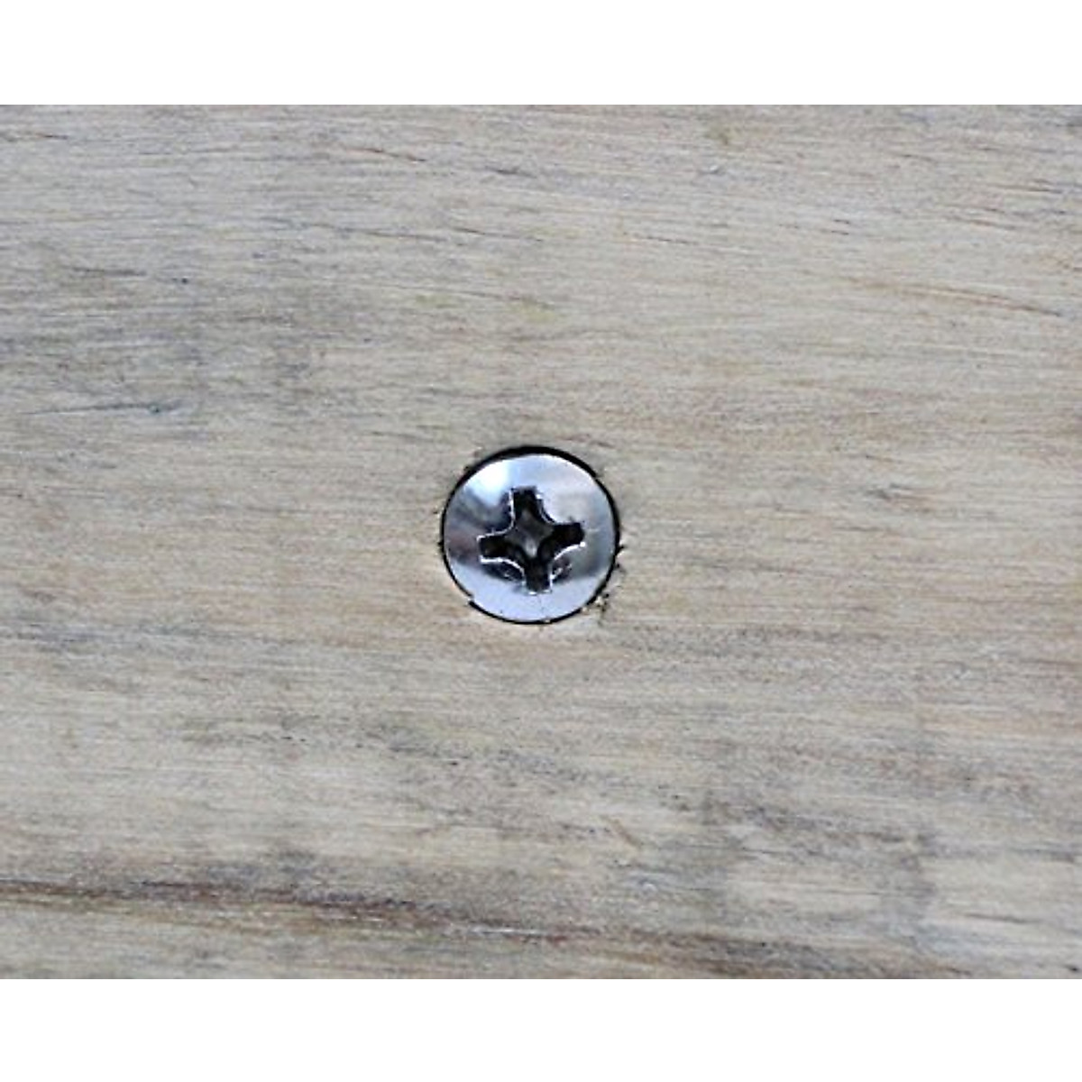 Bolt Dropper No. 8 x 5/8" Stainless Oval Head Phillips Wood Screw, (100 pc), 18-8 (304) Stainless Steel Sheet Metal, Type A Point, Plain Finish