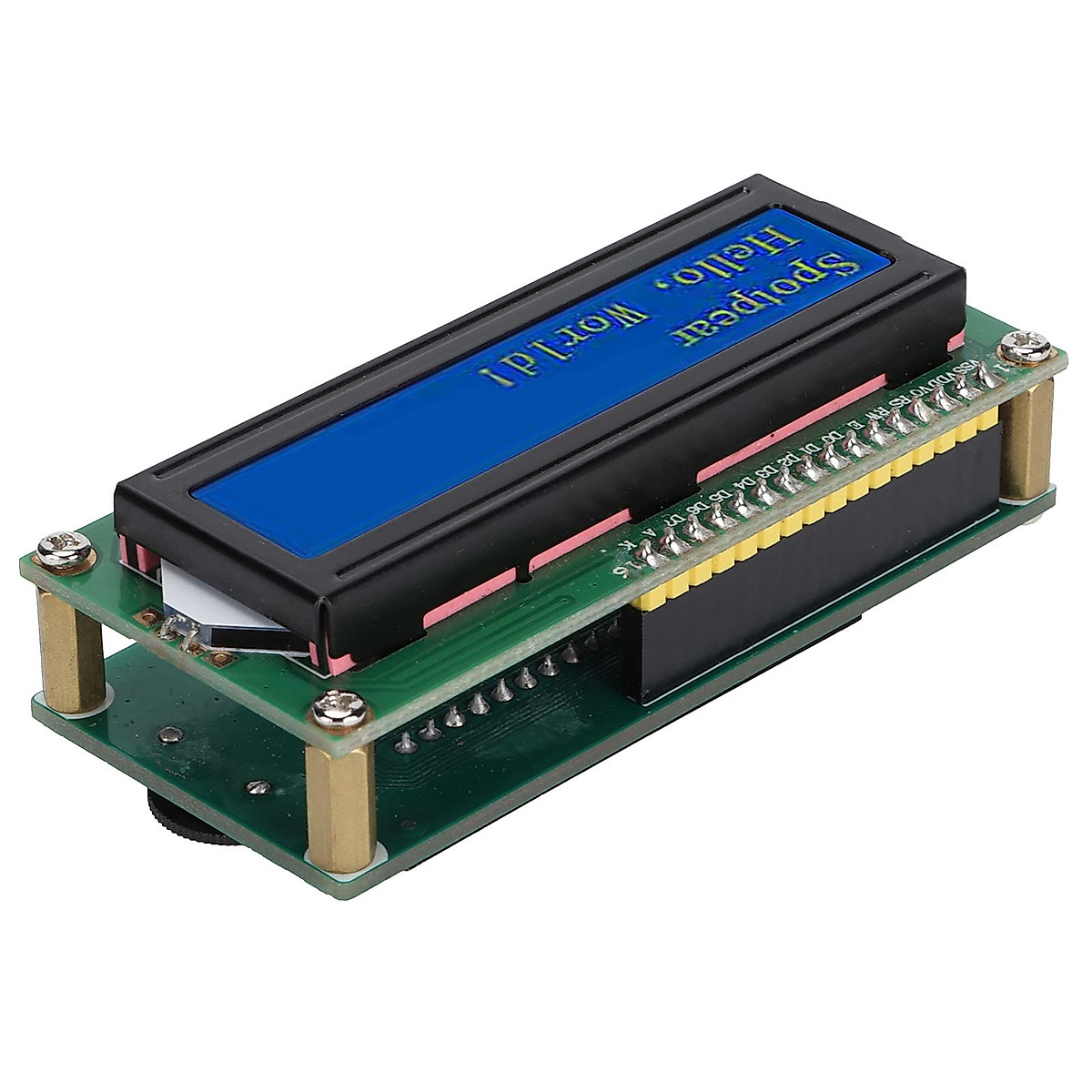 1602 LCD Display Screen Blue, LCD Display Module, Screen Expanding Board Accessories for Raspberry Pico(I2C Serial Port)