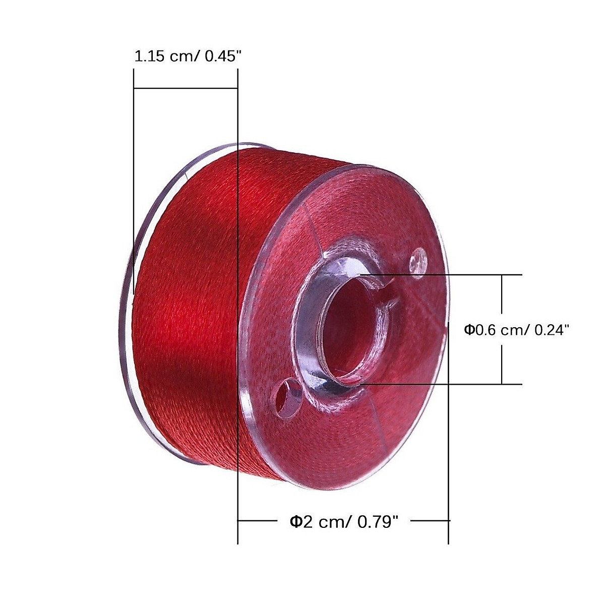 100 Pcs/Colors Prewound Sewing Bobbins Thread Sewing Machine Thread Kit Size A