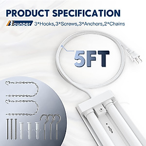 42W Linkable LED Shop Light for garage BBOUNDER 48 Inch 4FT 5000K LED Work Shop Light LED Utility Shop Light Ceiling Fixture (10 Pack)