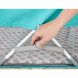 Regalo On-The-Go Baby My Play, Portable Play Yard, and Activity Mat, Indoor & Outdoor, Includes UPF Canopy with Toys, Padded Bottom and Carry Case