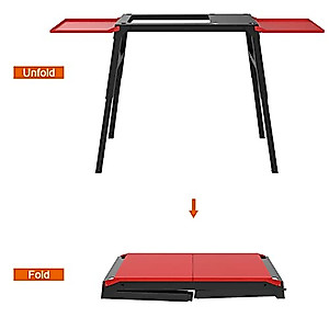 MixRBBQ Universal Griddle Stand for Blackstone 17" 22" Tabletop Griddle, Adjustable Table with Dual Side Shelf Grill Accessories for Outdoor Camping