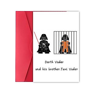 XXDJLP Humorous Birthday Card for Brother, Cute Bday Card Gifts for Family Members, Joke Birthday Card for Brother from Sister, Bro Bday Greeting Card, Birthday Card for Brother
