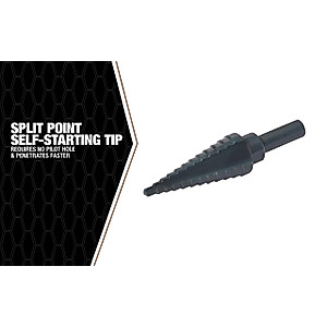 Southwire STEP BIT, DBL STRT FLUTE 3/16" TO 7/8"
