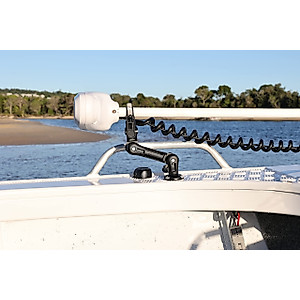 RAILBLAZA Trolling Motor Mount Stabilizer with Starport Hard Mount Base, Compatible with Tracker, Crestliner, LOWE and More