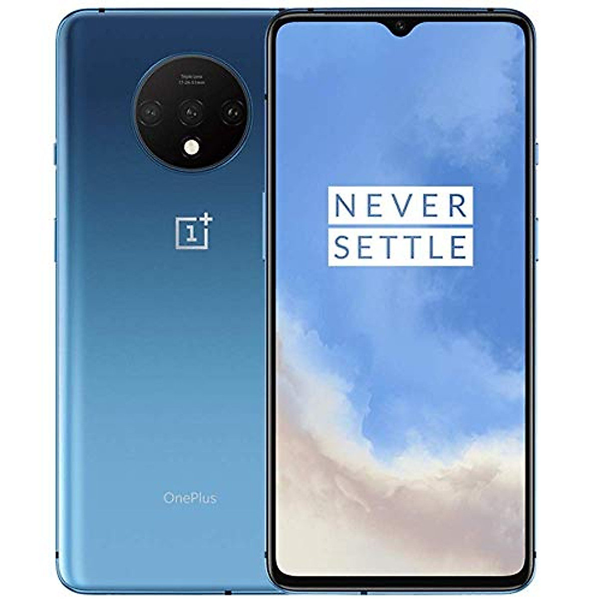 OnePlus 7T (HD1907) 128GB 4G/LTE Android Smartphone (Glacier Blue, Single-Sim/T-Mobile) (Renewed)