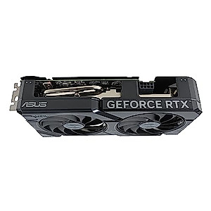 ASUS Dual GeForce RTX 4060 OC Edition 8GB GDDR6 (PCIe 4.0, 8GB GDDR6, DLSS 3, HDMI 2.1a, DisplayPort 1.4a, 2.5-slot design, Axial-tech fan design, 0dB technology, and more)