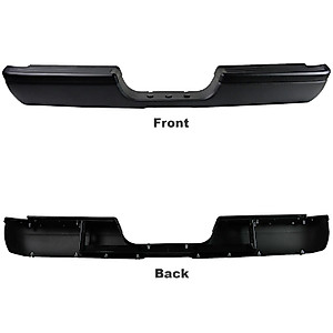 Rear Step Bumper Assembly Compatible with 1994-2001 Dodge Ram 1500,Rear Step Bumper Fit for 1994-2002 Dodge Ram 2500 3500