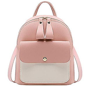 PU Leather Backpack Mini Rucksack Purse - Women Girls Ladies Shoulder Bag Travel bag School Bag