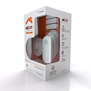 Nexxt Smart Home WiFi Alarm Accessories Kit- 1-Motion Sensor & 3-Contact Sensors - [Requires Alarm Siren Kit] B07Y2DJ4T5