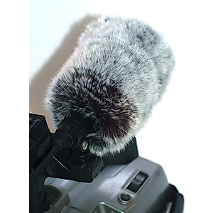 13cm Furry MIC Windshield Windscreen Compatible for Sony ECM-XM1 CG1 NV1 PS1 HVR HD1000U HXR-MC2000E MC2500 XLR-A2M K1M K2M CG50BP Audio-Technica AT875R Camcorder Microphone