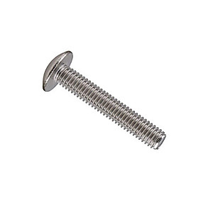 50pcs 8-32 x 1 Inch Drawer Knobs Pull Handle Screws 18-8 Stainless Steel Truss Head Phillips Machine Screws Bolts