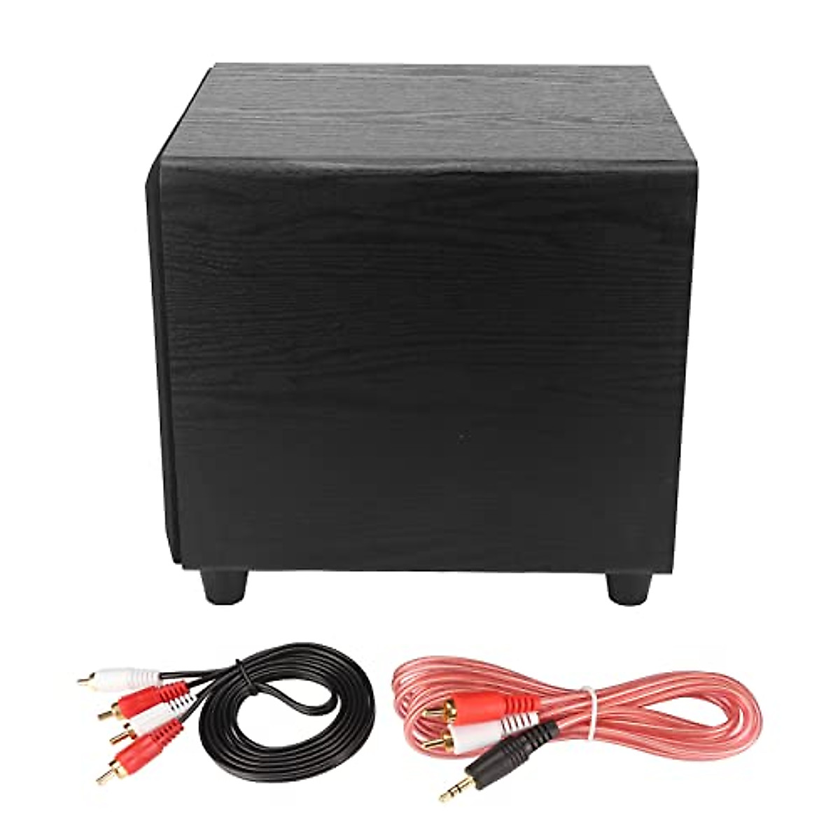 Active Speaker, 10 Inch 100‑240V Flexible High Output Sound Pressure Excellent Transient Powered Subwoofer Powerful for Active Speakers (US Plug)