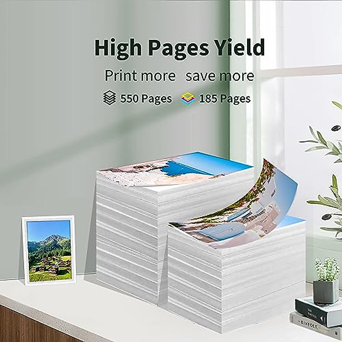 Greenjob 222XL Ink Cartridges Remanufactured Replacement for Epson 222 Ink Cartridges Combo Pack 222 XL T222 T222XL to use with Expression Home XP-5200, Workforce WF-2960 Wireless All-in-One (4 Pack)