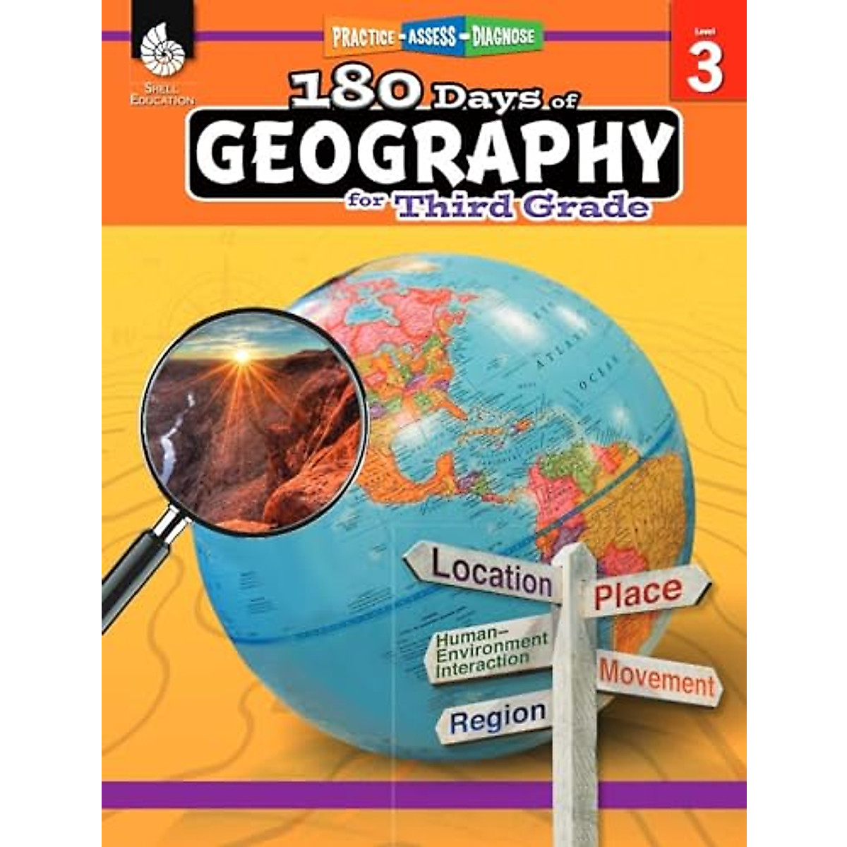 180 Days™: Social Studies, Geography for 3rd Grade Practice Workbook for Classroom and Home, Cool and Fun Practice Created by Teachers (180 Days of Practice)