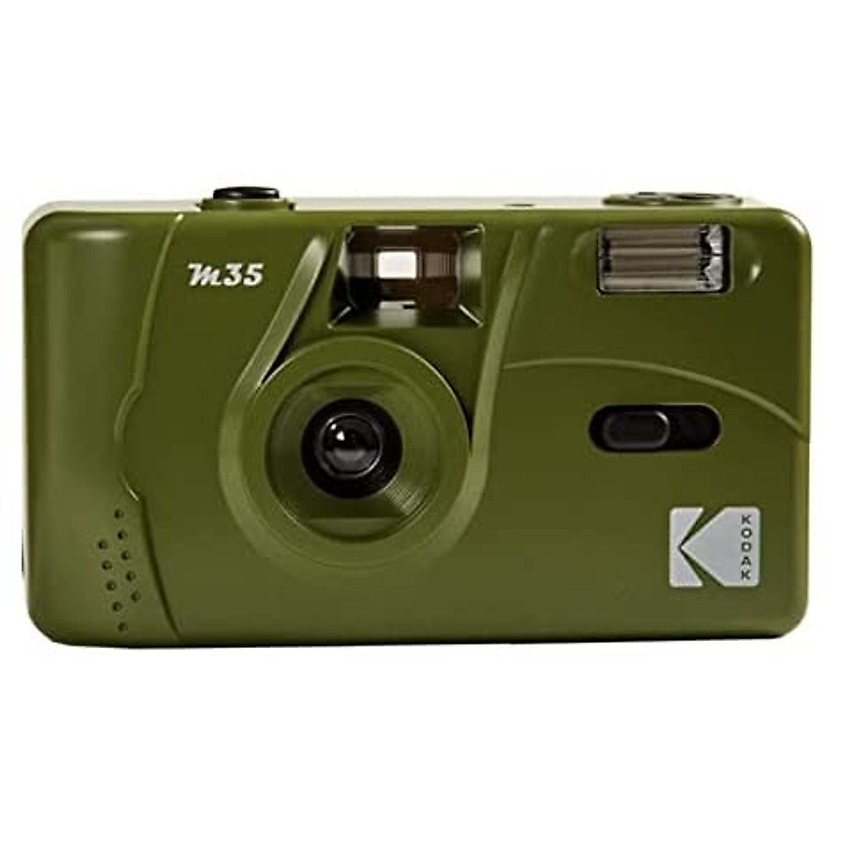 Kodak M35 35mm Film Camera, Film and Battery Bundle: Includes 3 Packs of Fujifilm Color Negative Films (36 Exposures Each), 4 Pack AAA Alkaline Batteries (Olive Green)