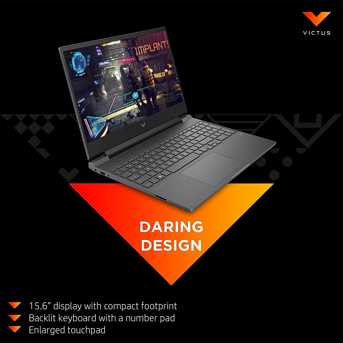 HP 2022 Newest Victus 15.6" FHD IPS Display, AMD Ryzen 7 5800H (8cores) Gaming Laptop – NVIDIA RTX 3050 Ti, Win 11 HDMI 2.1 WiFi 6, Backlit KB, Black, w/Mouse Pad (32GB RAM | 2TB PCIe SSD)