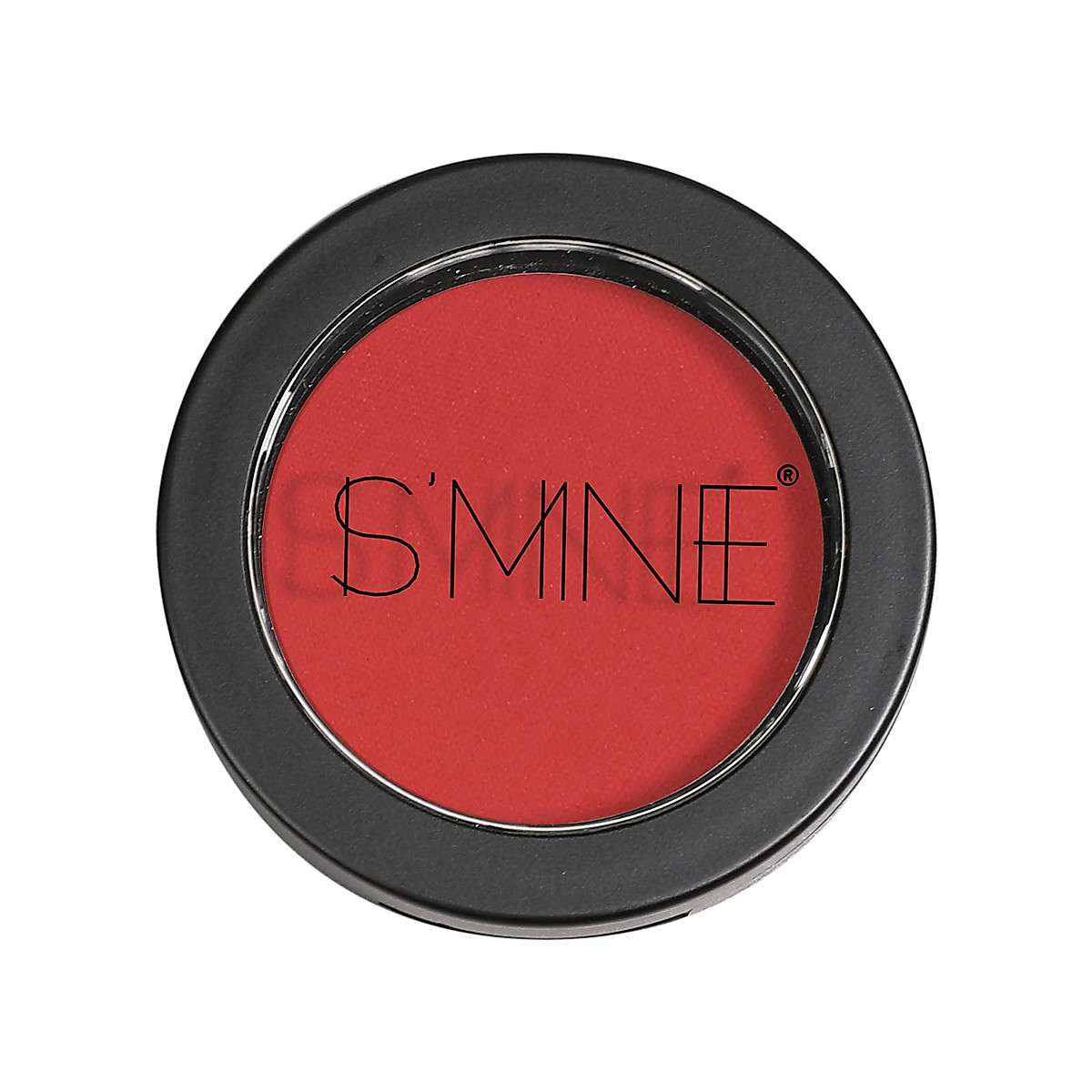 IS'MINE Single Eyeshadow Powder Palette, Matte Red, High Pigment, Longwear Eye Makeup for Day & Night