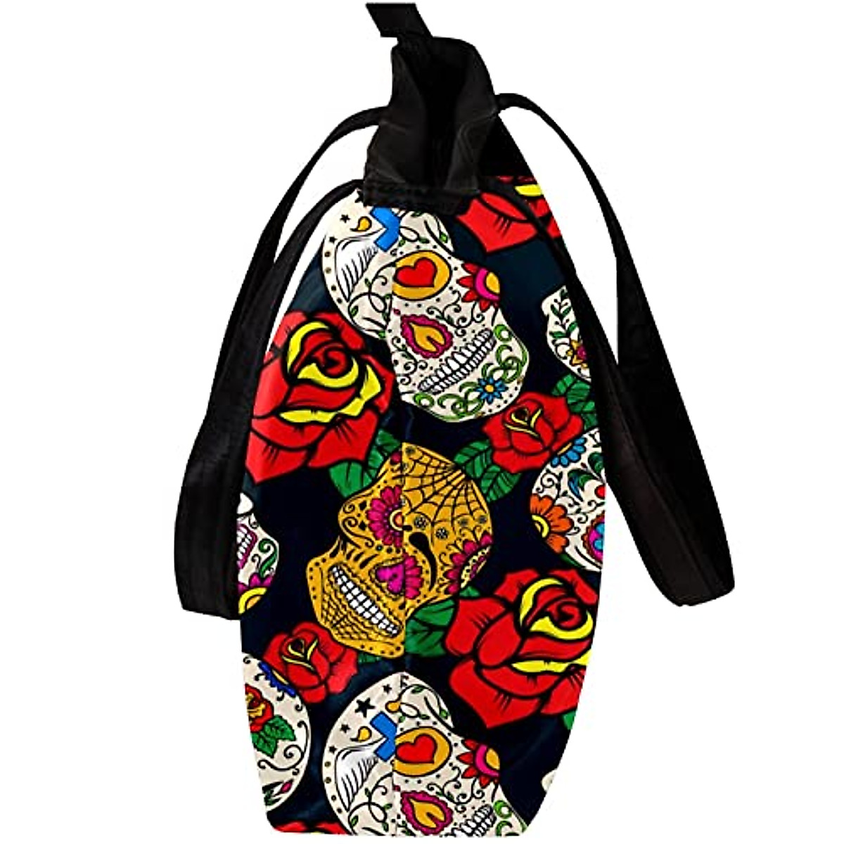 Purses for Women, Tote Bag, Bags for Women, Womens Handbags, Seamless skulls flowers roses pattern