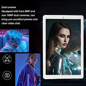 Acogedor 2 in 1 Tablet, 10.1 Inch Tablet for Android 11.0, Gaming Tablet with BT Keyboard, Headset, Mouse, 4GB RAM 64GB ROM, 8 Core CPU, 8+16MP Dual Cam, 5G WiFi (Green)