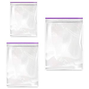 300 Pcs Small Bags for Jewelry - 2 Mil Clear Reclosable Poly Zipper Bags Sizes 1.5" x 2.3", 2" x 2.7", 2.4" x 3" for Pills, Vitamins
