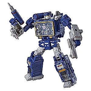 Transformers Toys Generations War for Cybertron Voyager Wfc-S25 Soundwave Action Figure - Siege Chapter - Adults & Kids Ages 8 & Up, 7"