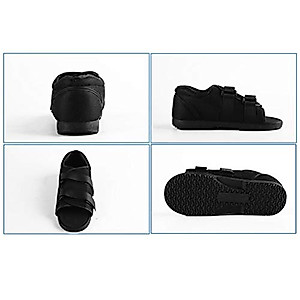 SUPVOX Post Op Shoe Lightweight Medical Walking Boot Post Injury Surgical Foot Cast Toe Orthopedic Support Brace for Broken Bone Men Women Fracture Recovery