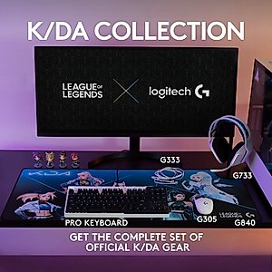 Logitech G305 K/DA Lightspeed Wireless Gaming Mouse, Mint, 99g, 12000 DPI, 6 Programmable Buttons, 250h Battery Life, On-Board Memory, Compatible with PC/Mac