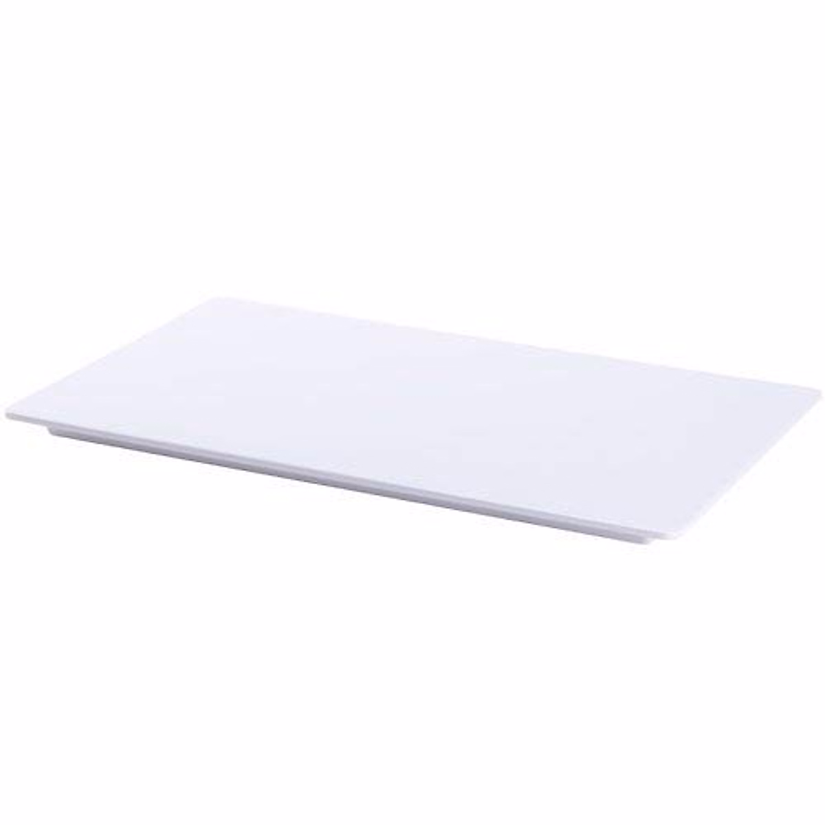 American Metalcraft MEL189 Endurance Melamine Flat Rectangular Platter, 18" x 9", White