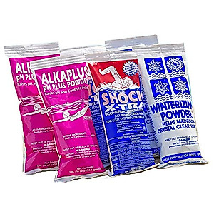 Rx Clear Winter Pool Closing Kits | Winterizing Chemicals for Above or Inground Swimming Pools | Open to a Crystal Clear Pool in The Spring | Up to 20,000 Gallons