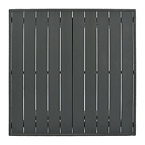 ERYE 6 Pieces Patio Conversation Furniture Sets Outdoor PE Rattan Wicker Sofa & Dining Table Group, 6Pcs All Weather Garden Seating Sectional with Rectangular Table, Armchairs, Loveseats and Corner