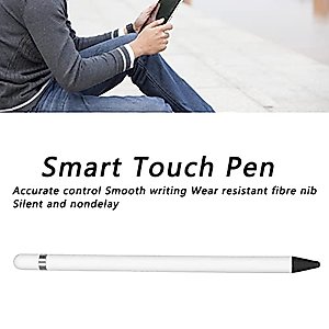 Stylus Pens,Capacitive Touch Screen Stylus,Soft Silicone Tip,Accurate,Wear Resistant, Does Not Need to Be Charged,Does Not Delay,Compatible with All Capacitive Touch Screen Devices(White)